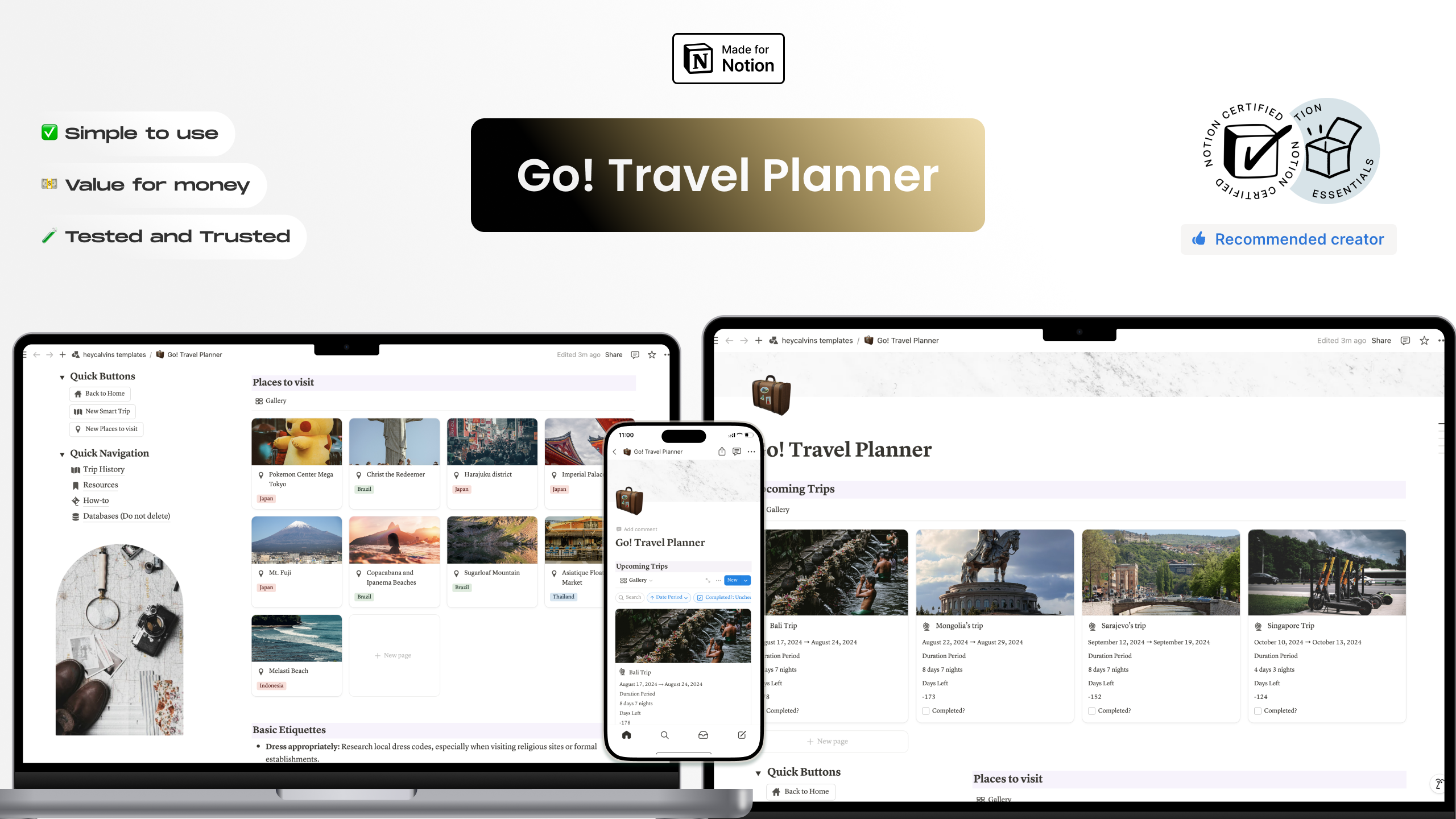Investment Tracker for $9 by Easlo - Finance Notion Template